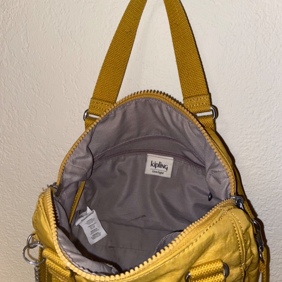 Bags | Kipling Yellow Crossbody Bag | Poshmark